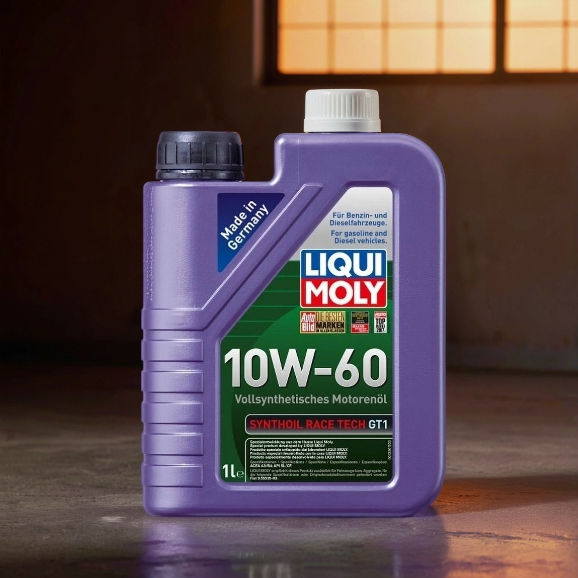 Масло моторное Liqui Moly SAE 10W60, синтетика, 1 литр 1390/1943 синтетика 1литр 8908
