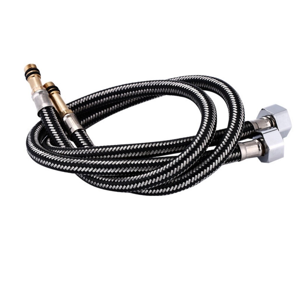 2 Шт. Шланга для Крана с Оплеткой Из Нержавеющей Стали Для Кухонных Принадлежностей и Аксессуаров Для Ванной Комнаты