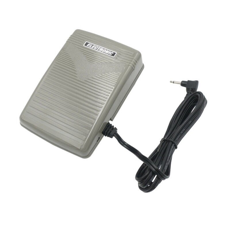 Многофункциональный Ножной Педальный Переключатель С Одним Отверстием Дизайн Педали Пластиковая Текстура для Домашних Швейных Машин Различных Моделей