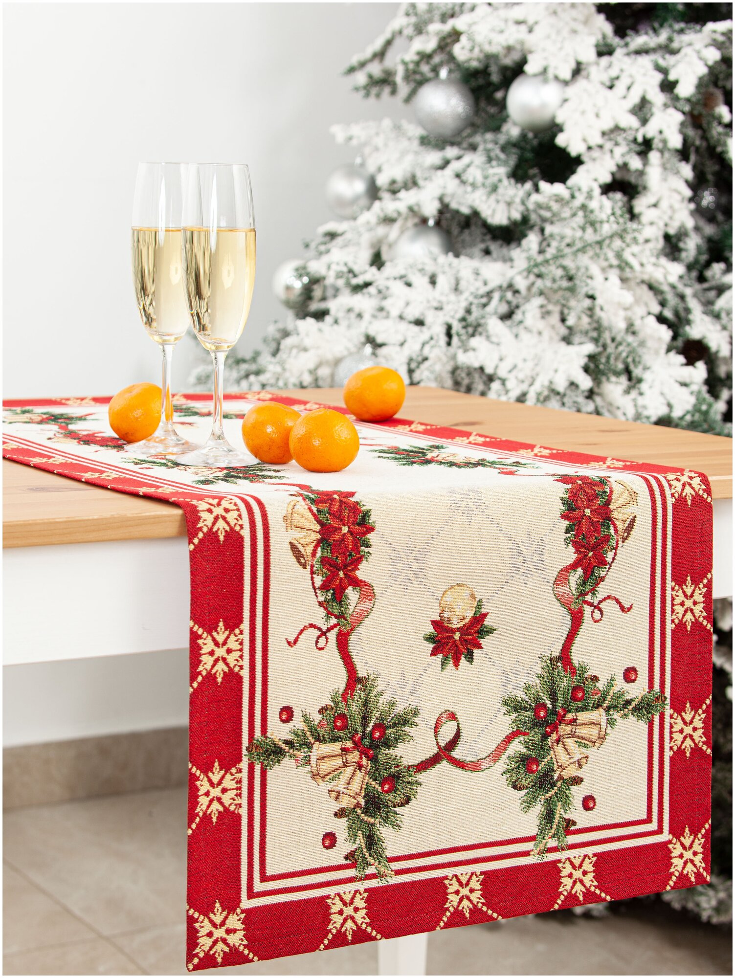 Дорожка для стола Le Gobelin Колокольчики 45х140 см