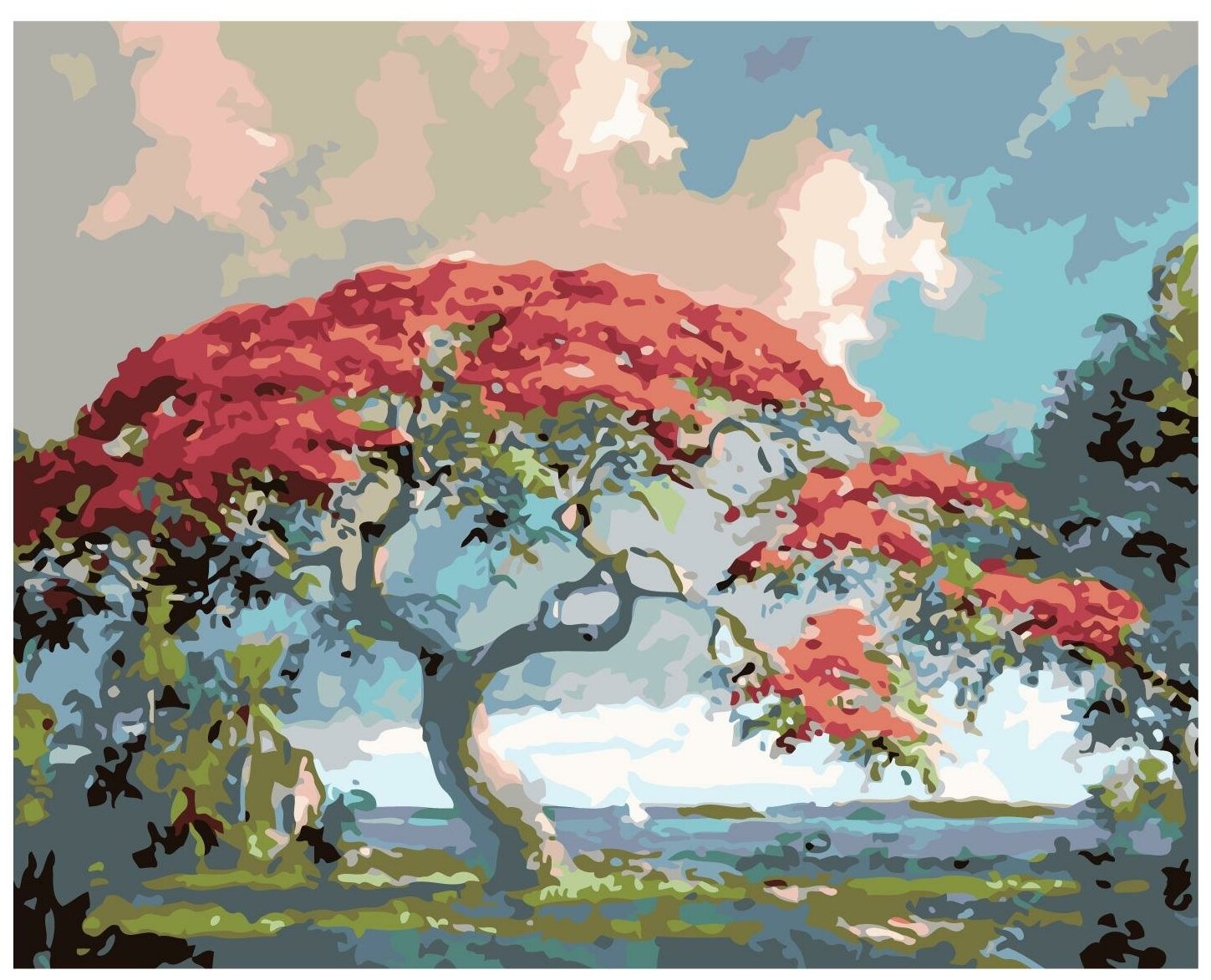 Картина по номерам, "Живопись по номерам", 60 x 75, KTMK-77119