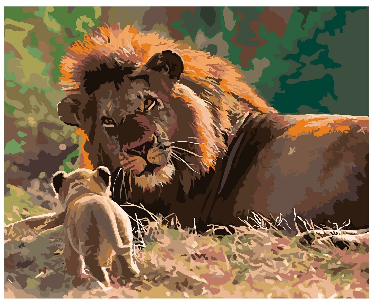 Картина по номерам, "Живопись по номерам", 60 x 75, Z-Z4626