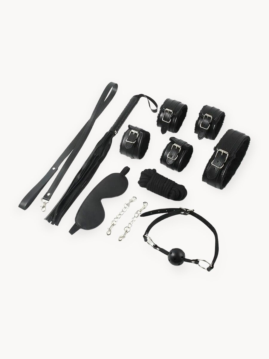 БДСМ набор для взрослых 16 предметов / Комплект интимных игрушек