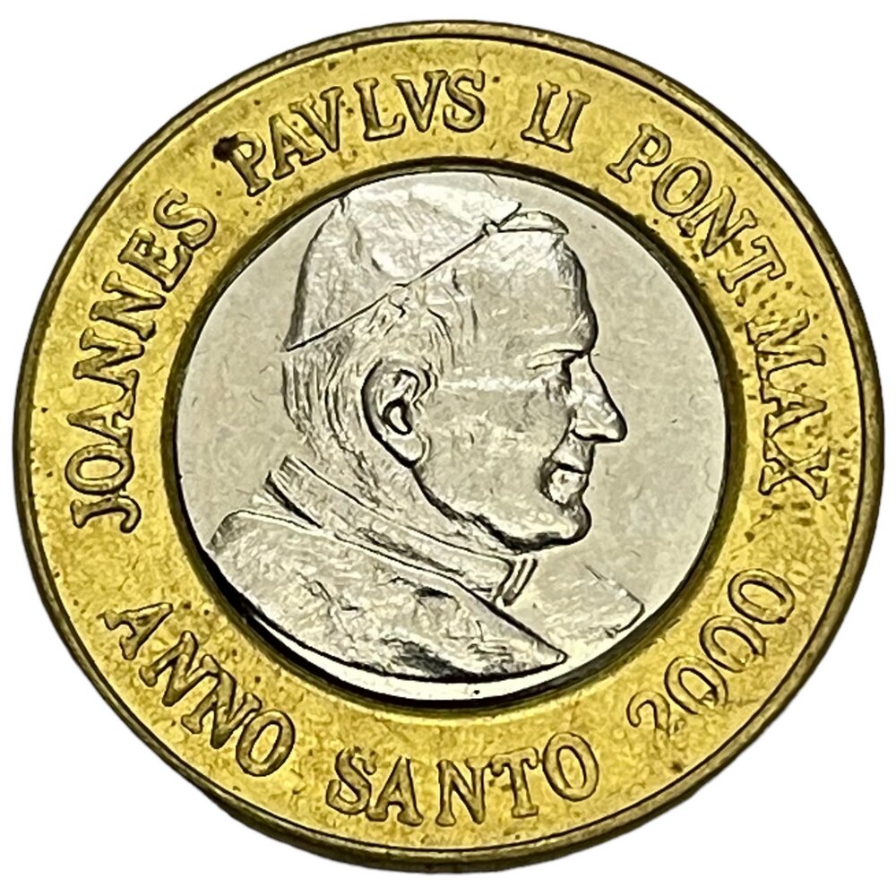 Ватикан 1 евро 2000 г. (Иоанн Павел II) (Проба)