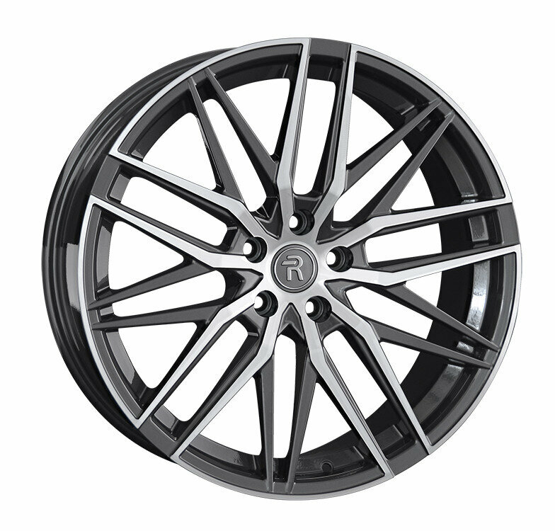 Колесный диск Replay A210 20x8.5" PCD5x112 ET28 D66,6темно-серый глянцевый с полированными лучами