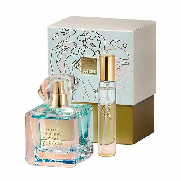 Набор парфюмерный женский AVON " This Love" подарочный наборы для женщин на новый год в подарок