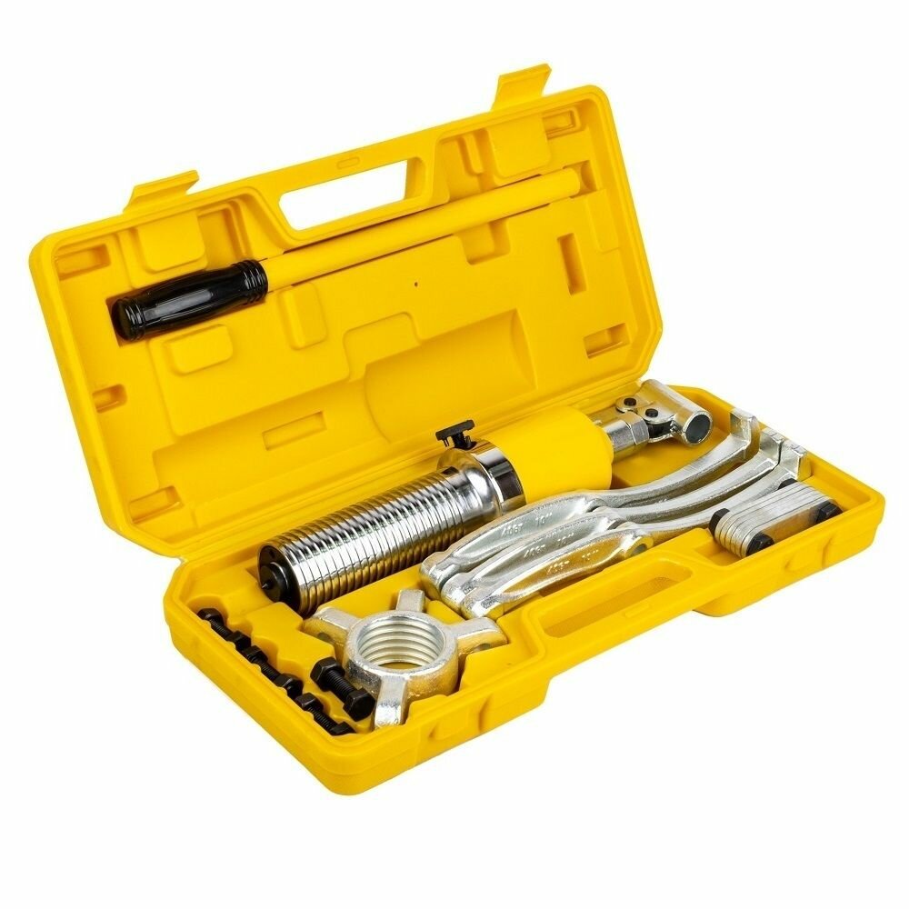 СГА-5 (апис) Съемник гидравлический автономный, с усилием 5 тонн, диаметр/глубина захвата 200/140 мм (цвет красный)