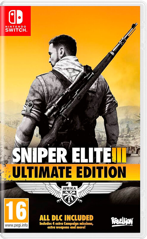 Sniper Elite III - Ultimate Edition [Switch, русская версия] (US)