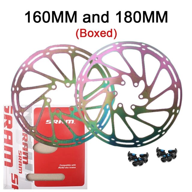SRAM Bicycle Centerline Brake Rotors 160 180 203mm Розовый, 160-180 Rainbow