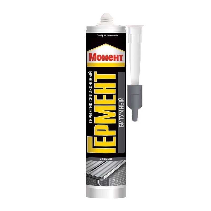 Герметик битумный 300мл черный Момент гермент 2646415/3002692