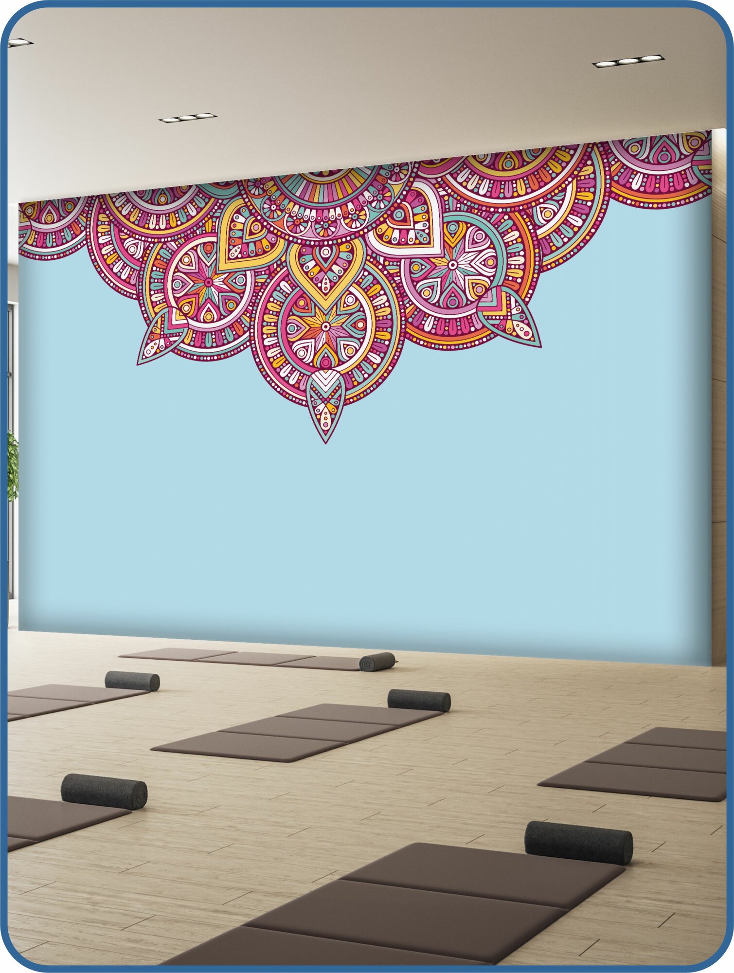 Фотообои Art IrbisPrint на стену "Мандала" 400х270 на флизелиновой основе