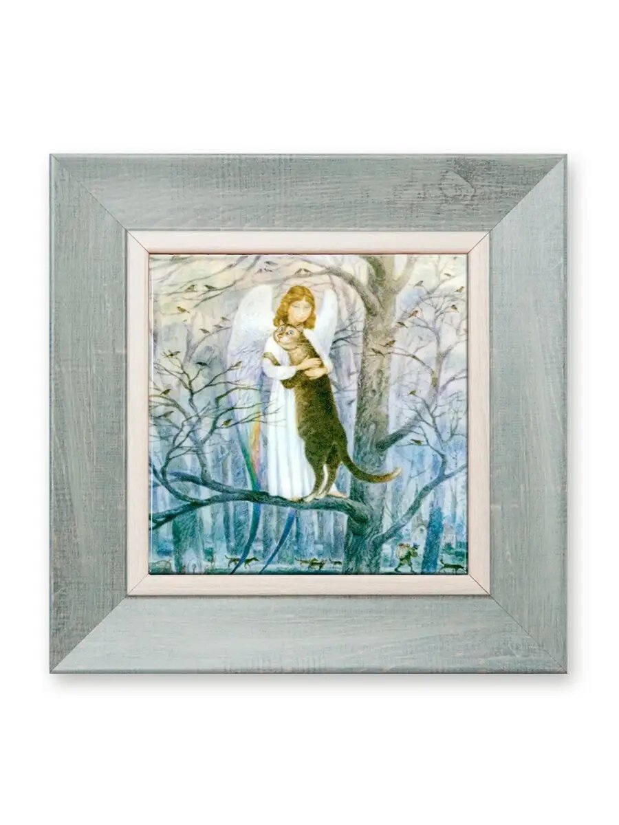 Картина в подарочной упаковке с Питерскими котами