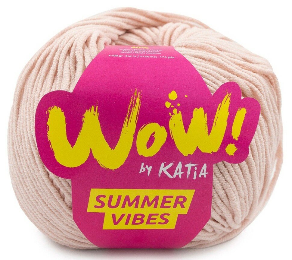 Пряжа #1334.87 Wow - Summer Vibes 100 г 160 м Katia