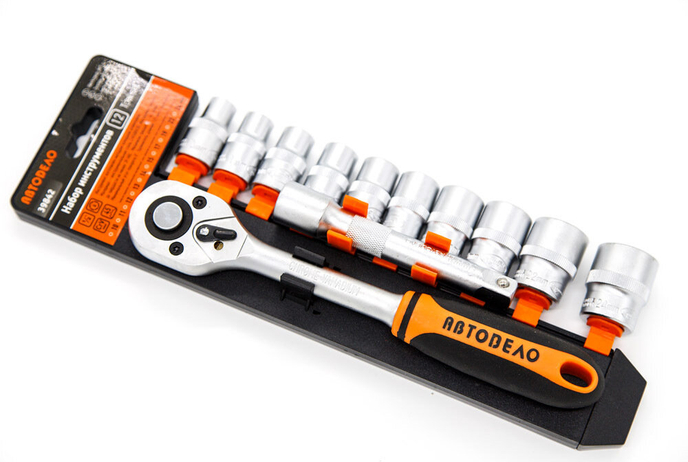 Набор головок торцевых 12 пр. 1/2 DR 10-24 мм АвтоDело