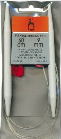 Спицы прямые гибкие 9,00 мм/ 60 см, пластик, 2 шт. 65268 PONY BPS-65268-sale