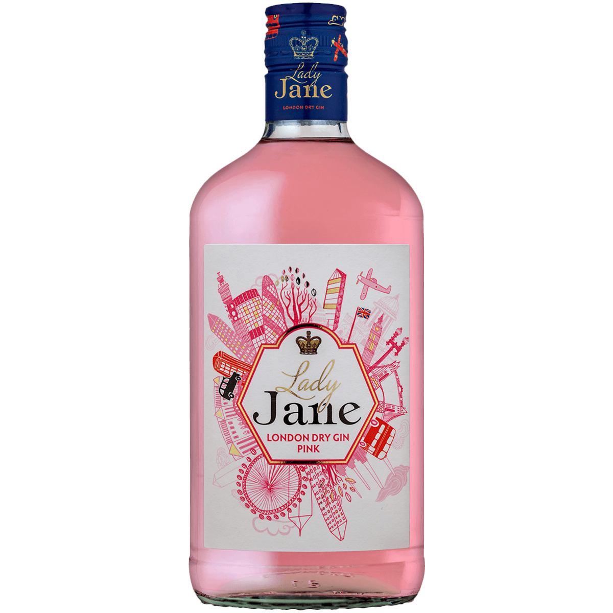 Джин "Lady Jane" London Dry Pink, 0,7 л, крепость 37.5 %, Бельгия