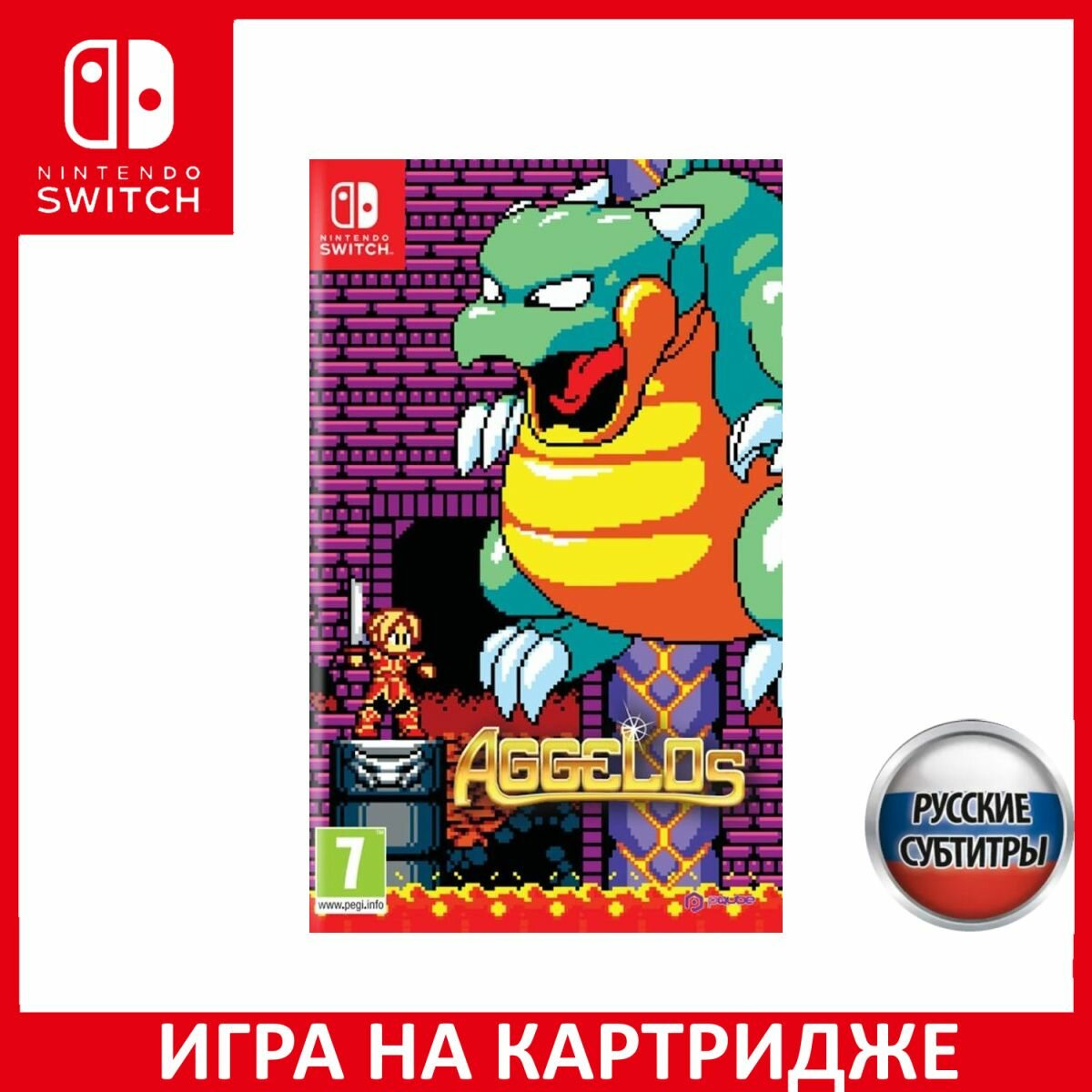 Игра Aggelos Switch Русская Версия Картридж на Nintendo Switch