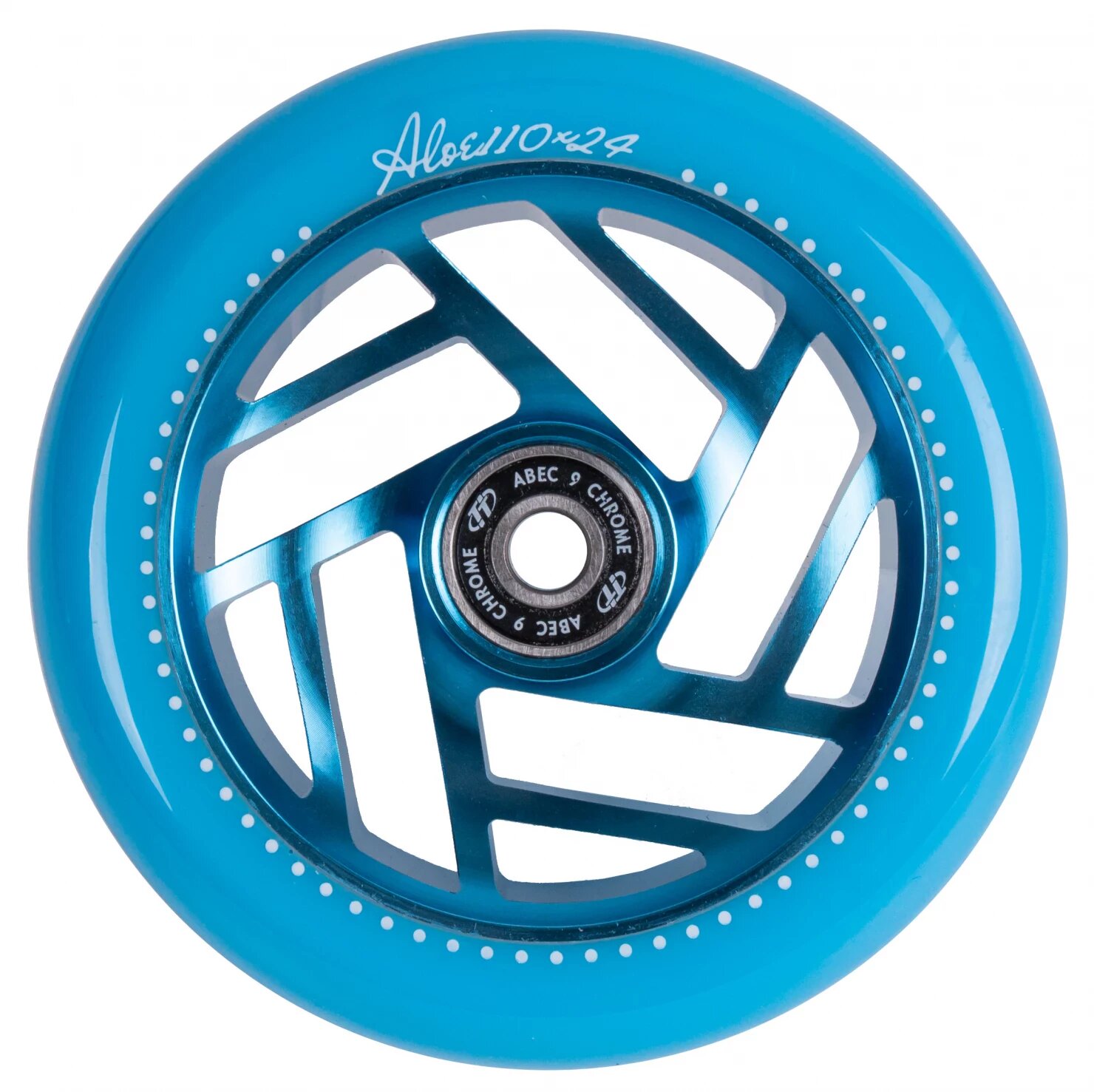 Колесо для трюкового самоката Tech Team TT 110 мм. Aloe Blue