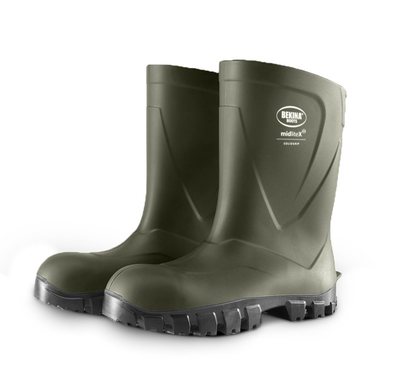 Сапоги BEKINA MIDLITE X SolidGrip green/black p.42