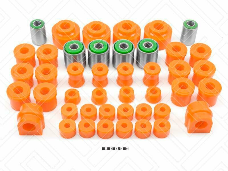 Комплект сайлентблоков и подушек для УАЗ-3163 («Патриот») комплектации 2005-2006 годов. Полиуретан 14-21-002