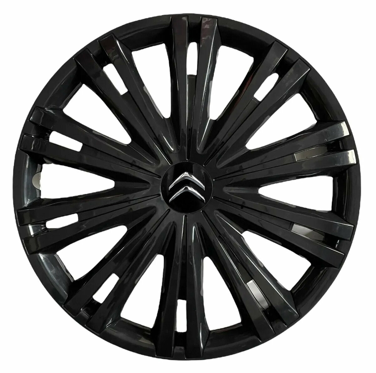 Автомобильные колпаки на диски ситр гига черная R16", в комплекте 4 колпака