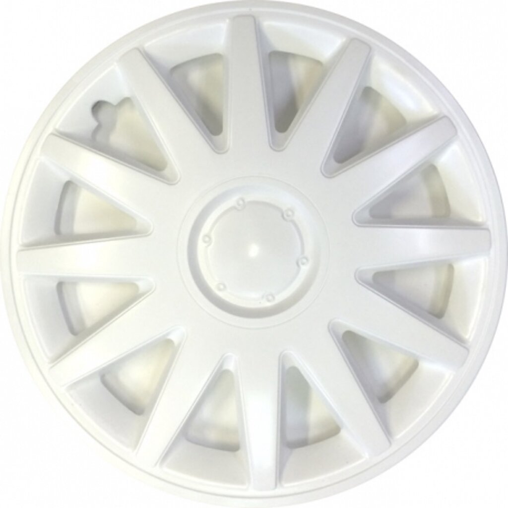 Автомобильные колпаки на диски элегант белый R16", в комплекте 2 колпака