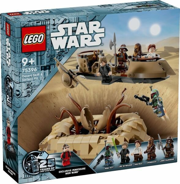 Конструктор LEGO Star Wars 75396 Пустынный Скиф и яма Сарлакка