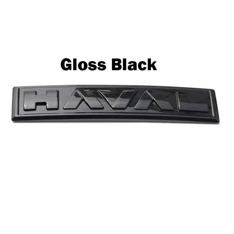 Логотип-наклейка Haval на переднюю решетку радиатора, логотип на значок H6 PHEV 2023, наклейка на переднюю и заднюю багажник, эмблема рулевого управления, автомобильные аксессуары Front Gloss Black