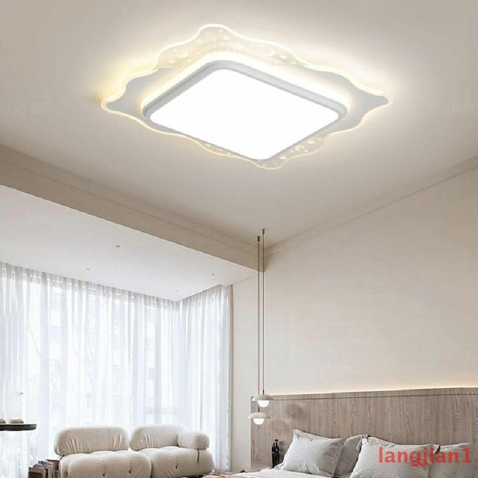 Современный минималистский потолочный светильник с дизайном волн и звездного света для гостиной и спальни