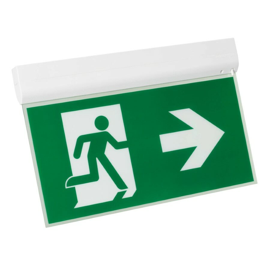 EMG-VECTOR-3h-1.5W (Пикт. Влево/Вправо, IP20), Аварийная панель, 272х173х27мм, Arlight, 1.5Вт. Негерм. пласт. корпус со