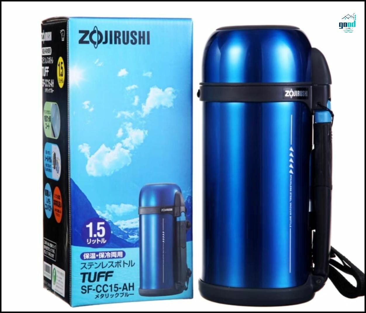 Термос Zojirushi SF-CC15 AH 1.5 л, синий-good value