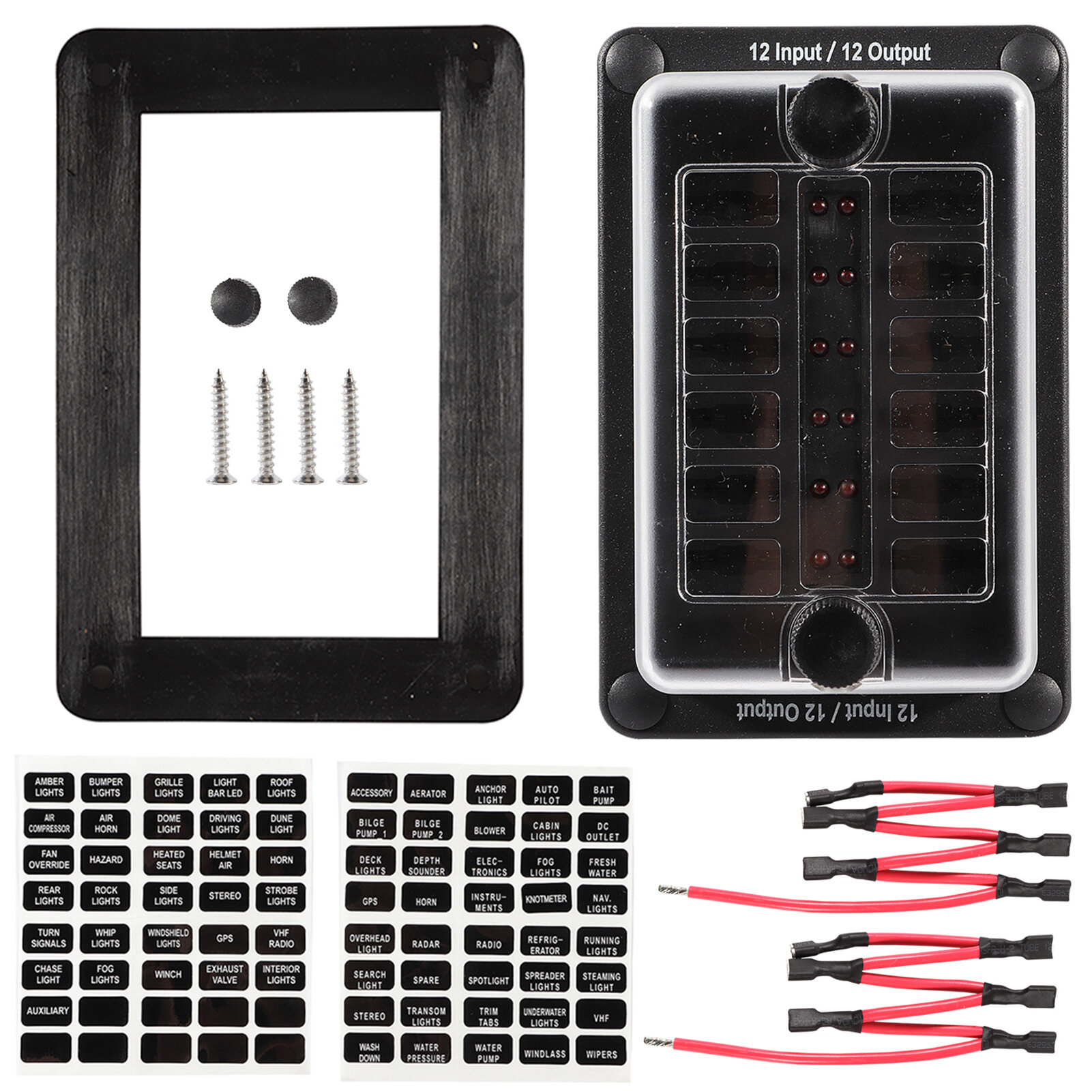 Блок предохранителей 12-ходовой на 16 предохранителей