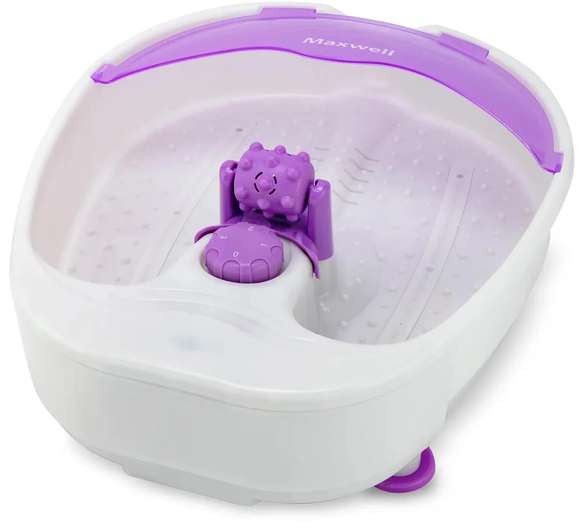 Гидромассажер для ног Maxwell MW-2451 PK, белый/розовый