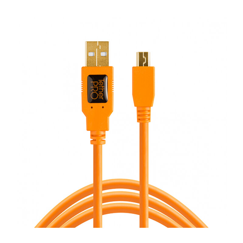 Кабель Tether Tools TetherPro USB 2.0 to Mini-B 5-Pin 4.6m Orange [CU5451]
