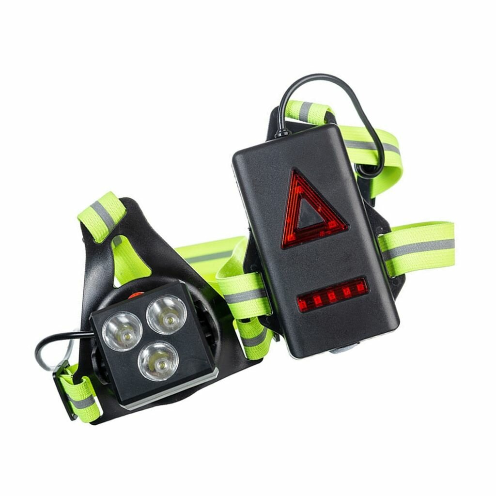 Светодиодные нагрудные фонари для ночной безопасности, регулируемый свет бега на открытом воздухе, аксессуары велоспорта