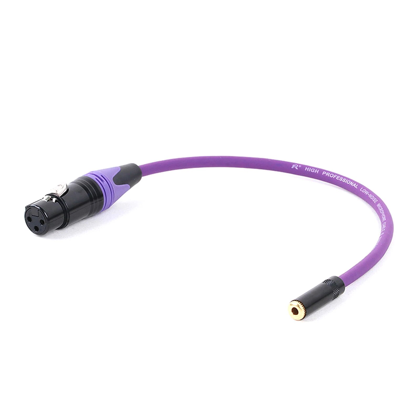 GuerGuo XLR на 3,5 мм аудиокабель Purple-F, 10m