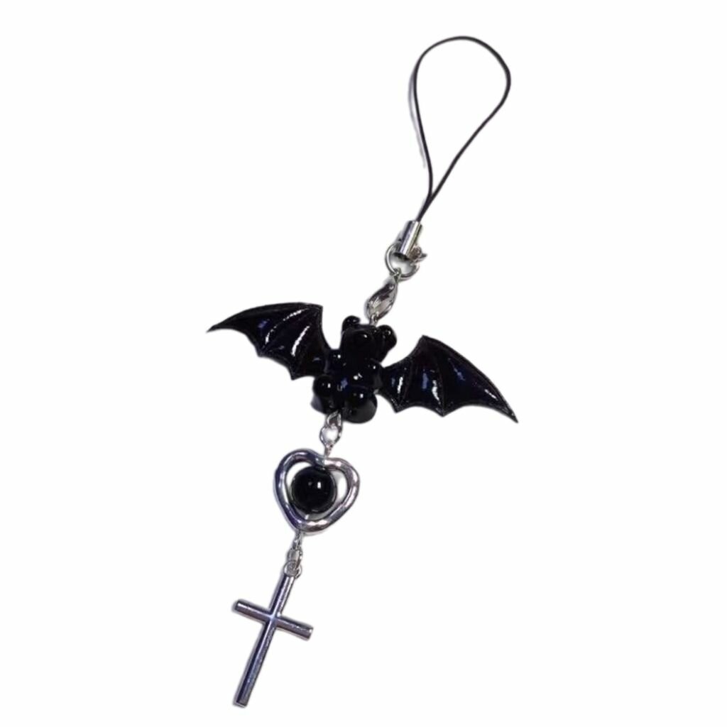 Брелок, Брелок ручной работы из бисера с подвеской для мобильного телефона на цепочке-тип 9