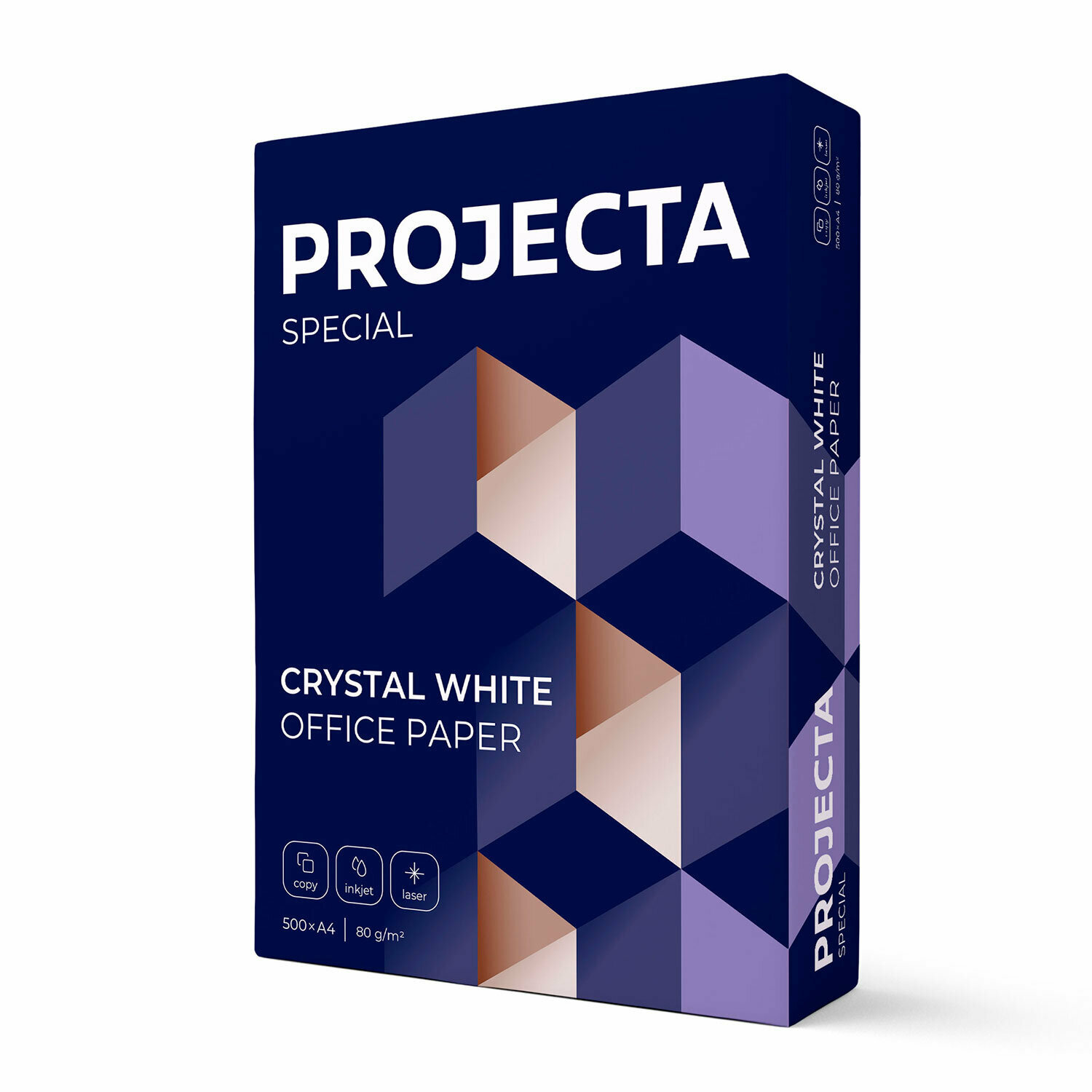Бумага офисная А4, 80 г/м2, 500 л, марка В, PROJECTA SPECIAL, Россия, 153% (CIE)
