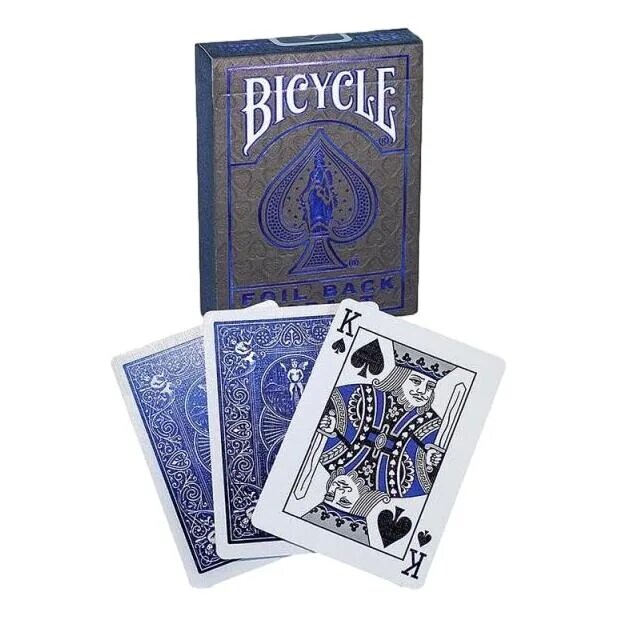 Карты Bicycle Metalluxe Blue, синяя рубашка, 54
