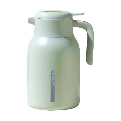 Термокувшин Fuguang Lingmeng Insulated Bottle, большая вместимость, 1.6L, 316 нержавеющая сталь, bamboo green