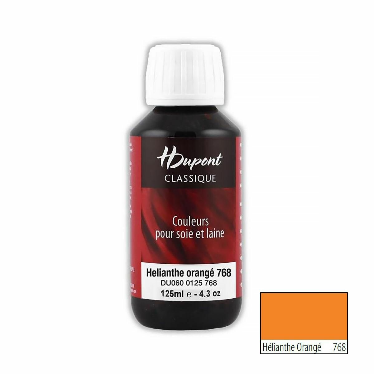 Краска для шелка H Dupont Classiс, 125 мл, тон 768 шафрановый