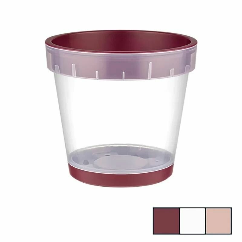 Горшок для орхидей Dunya Plastik Пластмассовый, 1,4 л, 14,5х14,5х13,5 см