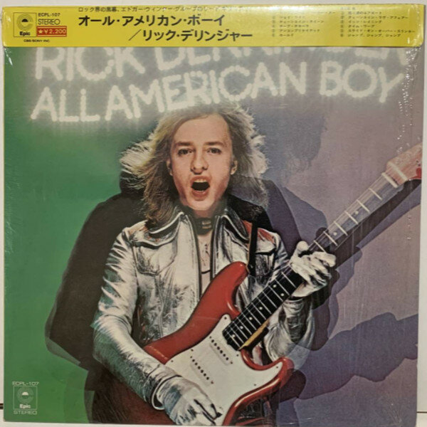 Rick Derringer - All American Boy. Винтажная виниловая пластинка. Lp. Винил