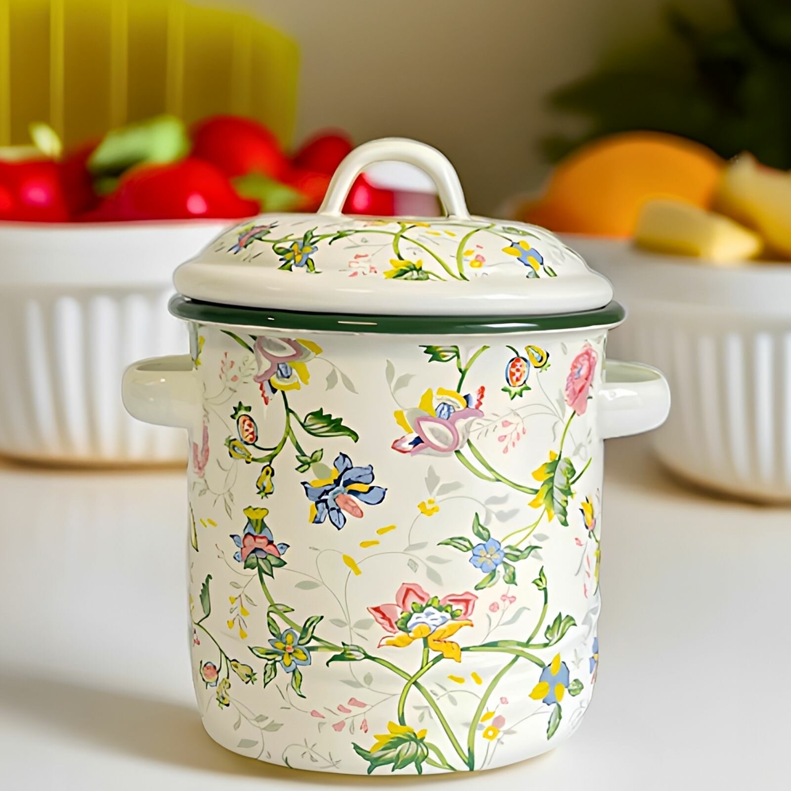 Бак для продуктов, Эмаль, 1.2 л