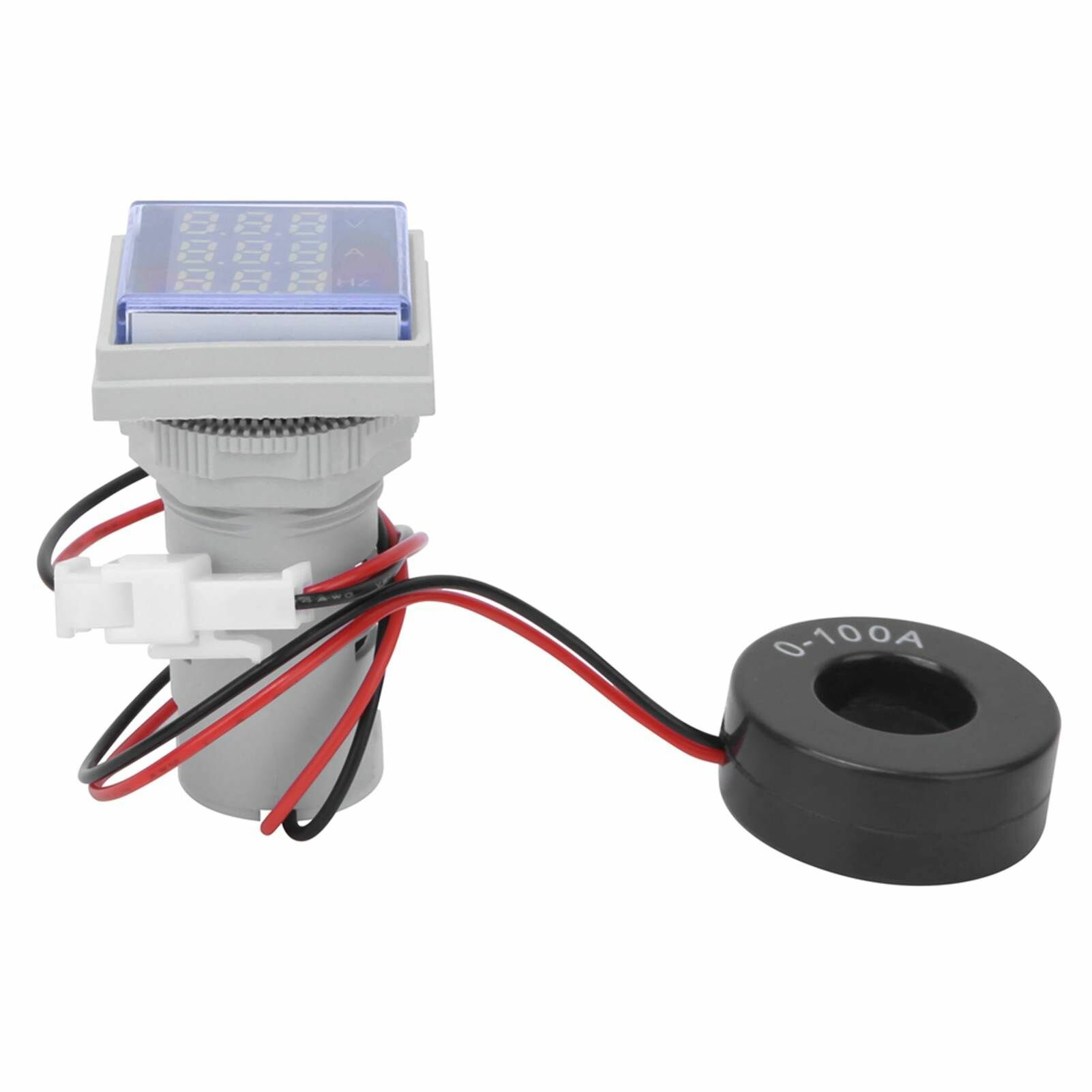 Многофункциональный цифровой измеритель напряжения, тока и частоты, 3-разрядный светодиодный дисплей, AC 60-500 В