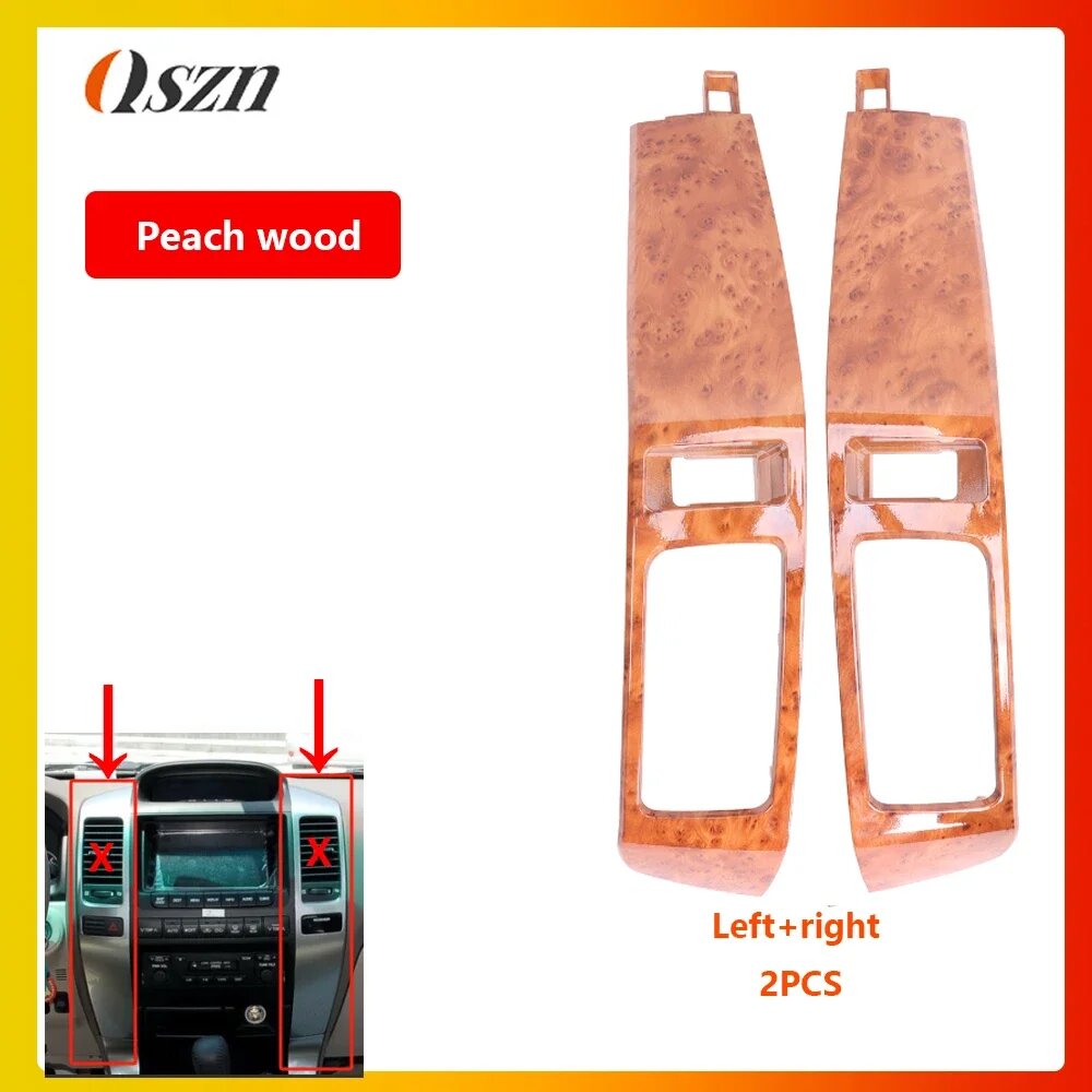 Декор воздуховода кондиционера Peach wood для Toyota Prado LC-120 GX470 2003-2009