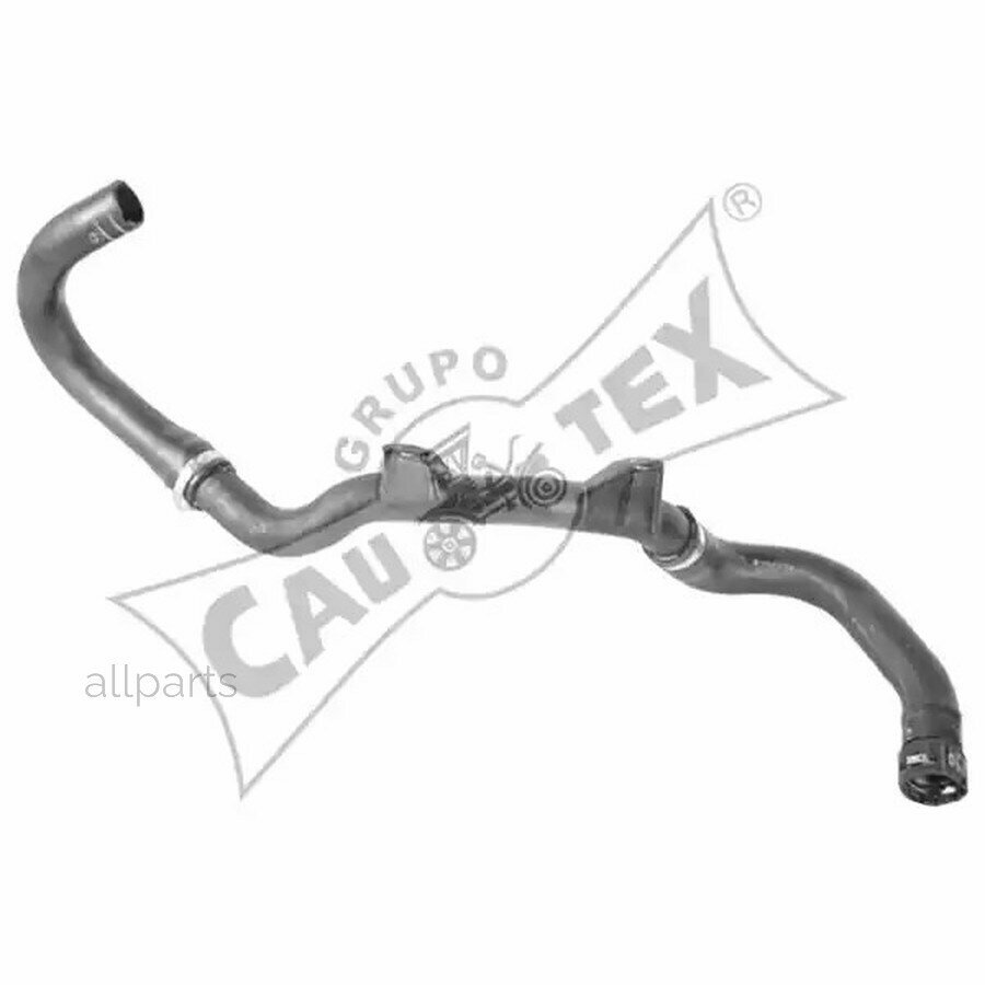 CAUTEX 036774 Патрубок радиатора верхн комплект 2 шт PEUGEOT Boxer III 2.2HDi 06-, CITROEN JUMPER III 2.2D