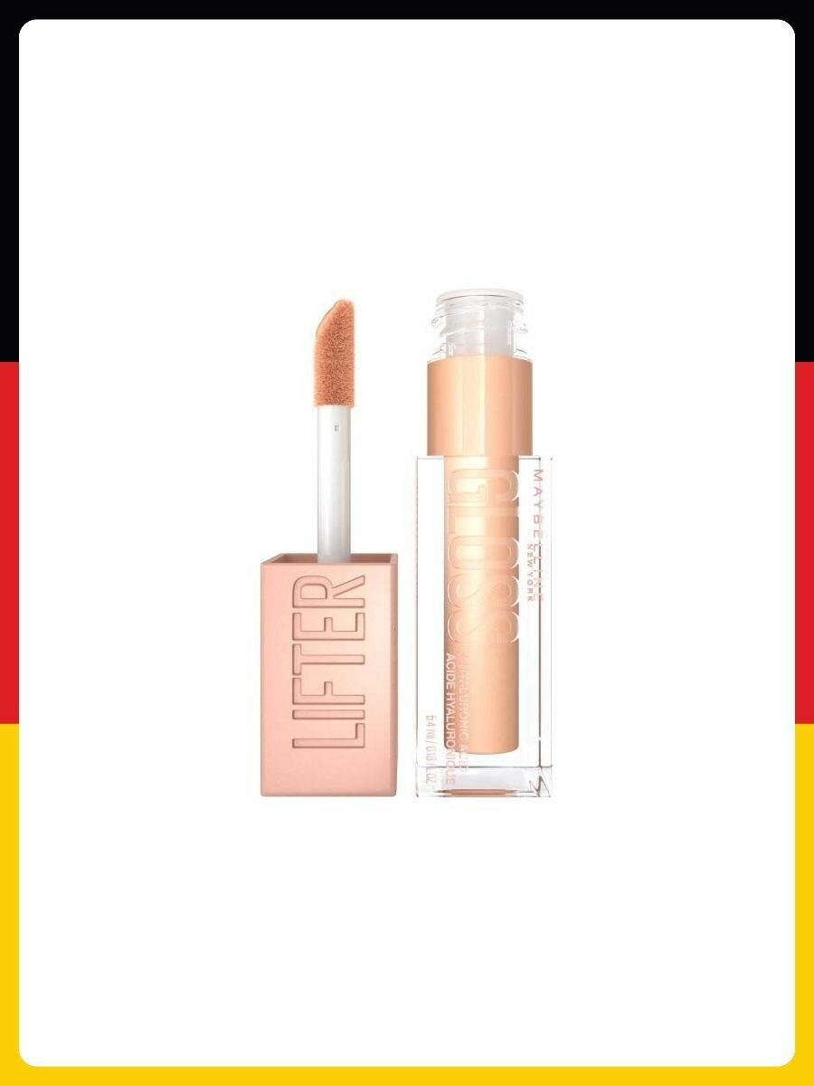 Блеск для губ Maybelline New York Lifter Gloss, Hydrating Lip Gloss with Hyaluronic Acid 20 Sun