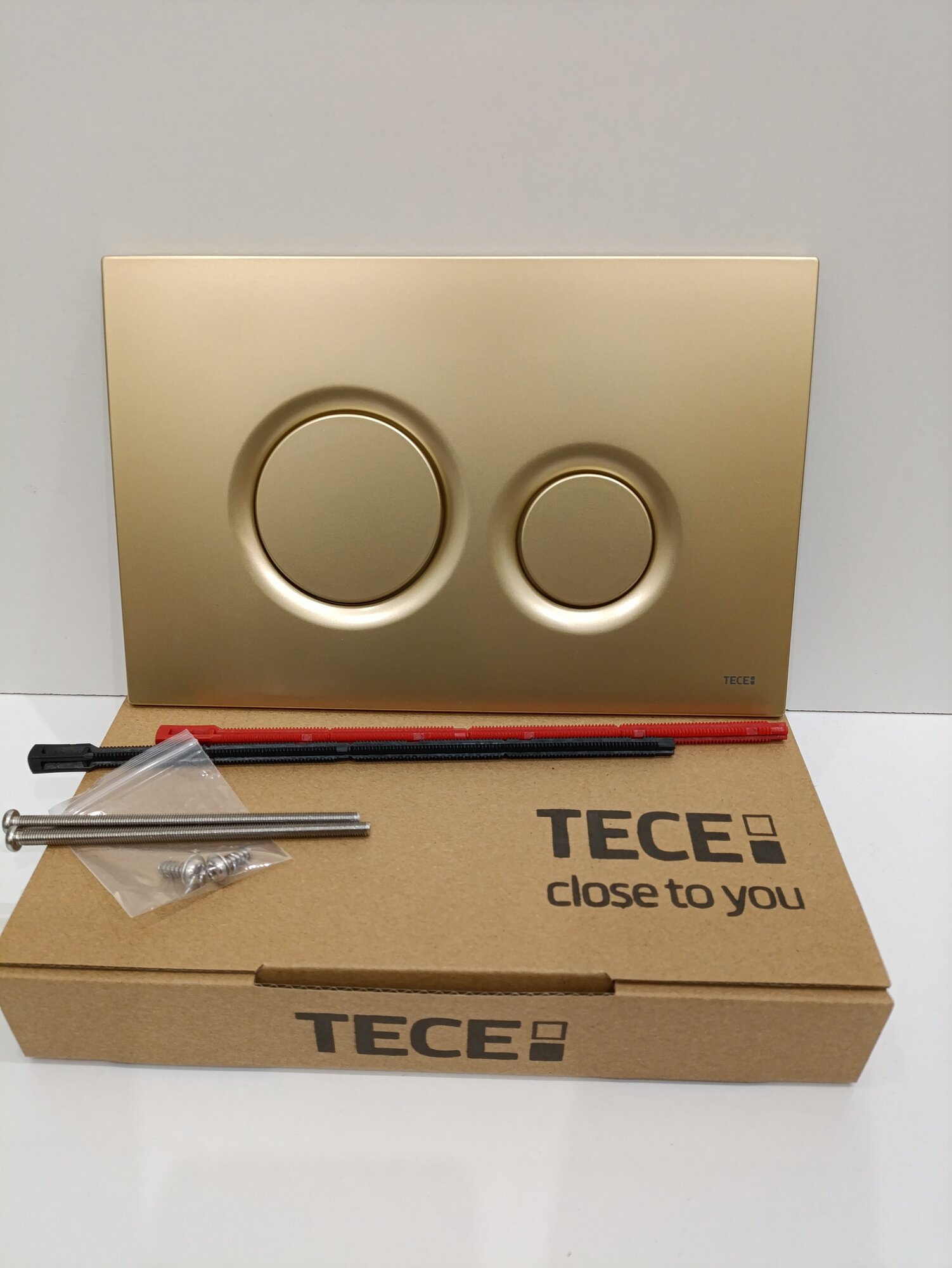 Кнопка смыва инсталляции TECE EXCLUSIVE MATTE GOLD (цвет золота матового)