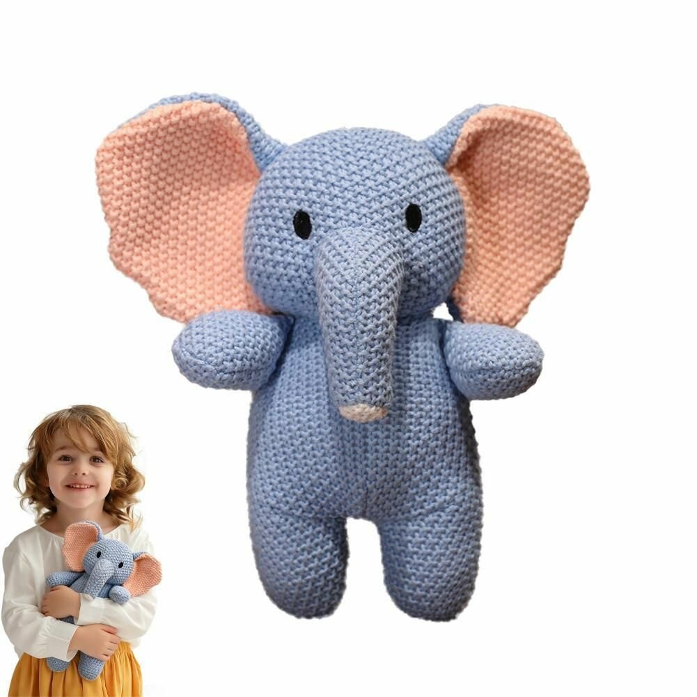 Вязаная игрушка "Мишка"
